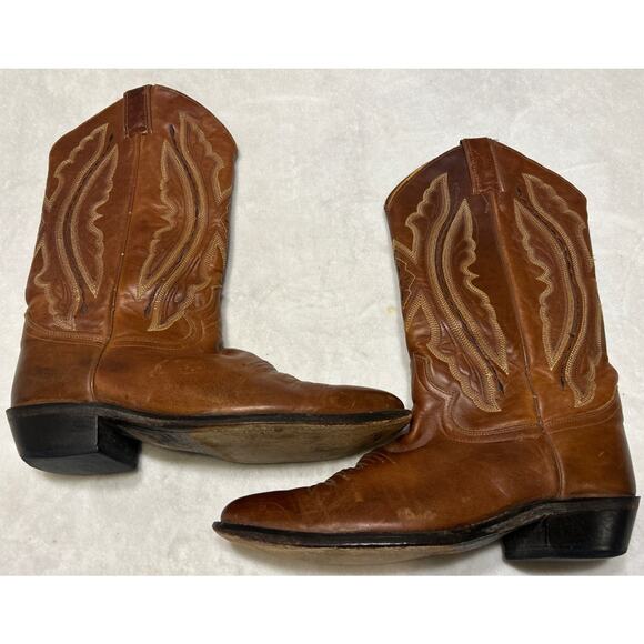 Justin Boots | Shoes | Justin Mens Boots Mens 9d Brown Leather Western ...